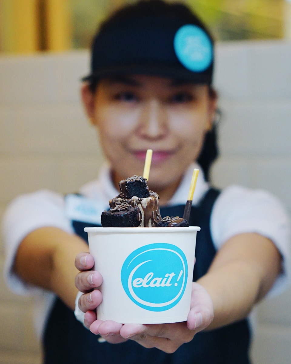 Elait Rolled Ice Cream and Yogurt – Century City Mall – EATSplorations