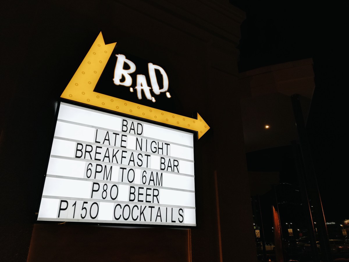 [BGC EATS] BAD Late Night Breakfast Bar – Uptown Bonifacio – EATSplorations