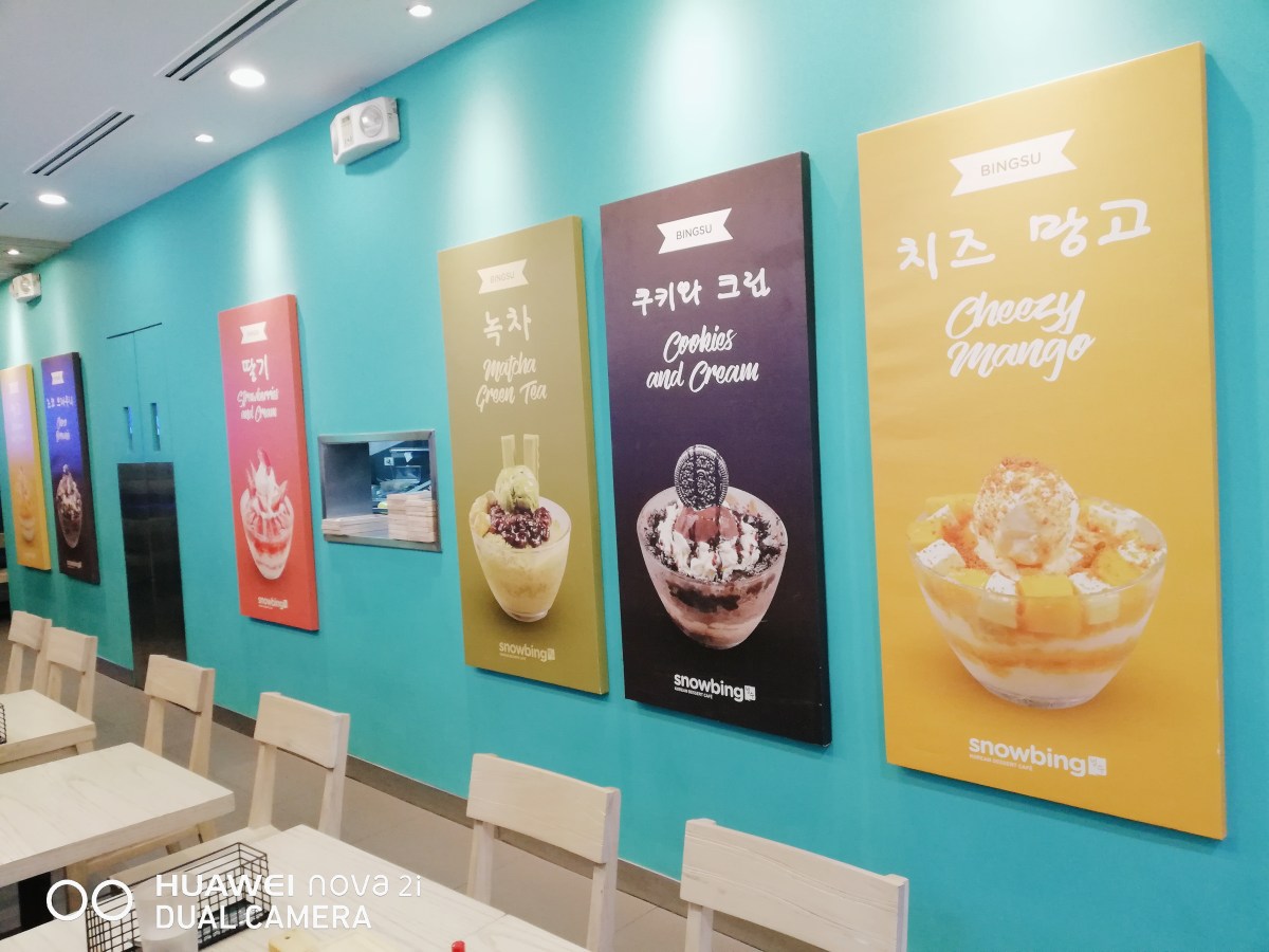 [SM North] Savory and Sweet at Snowbing Korean Dessert Cafe ...