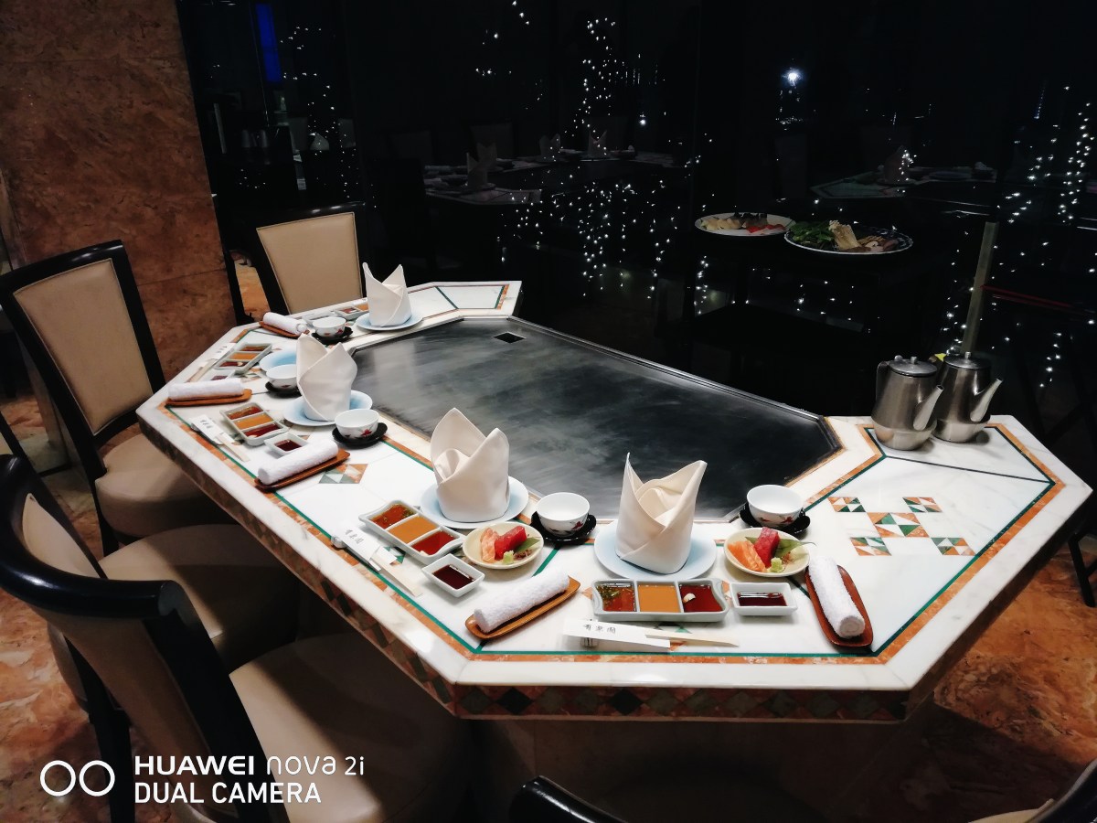 [Diamond Hotel Manila] Teppanyaki at Yurakuen Japanese Restaurant ...