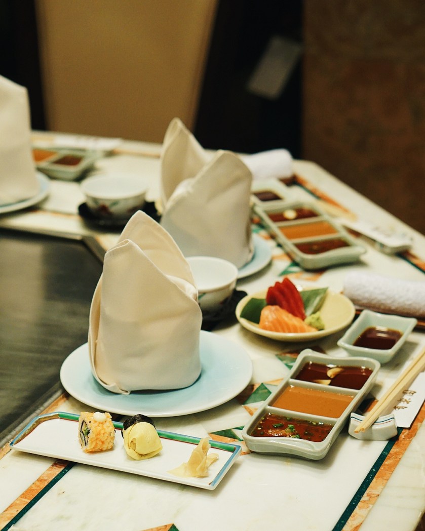 [Diamond Hotel Manila] Teppanyaki at Yurakuen Japanese Restaurant ...