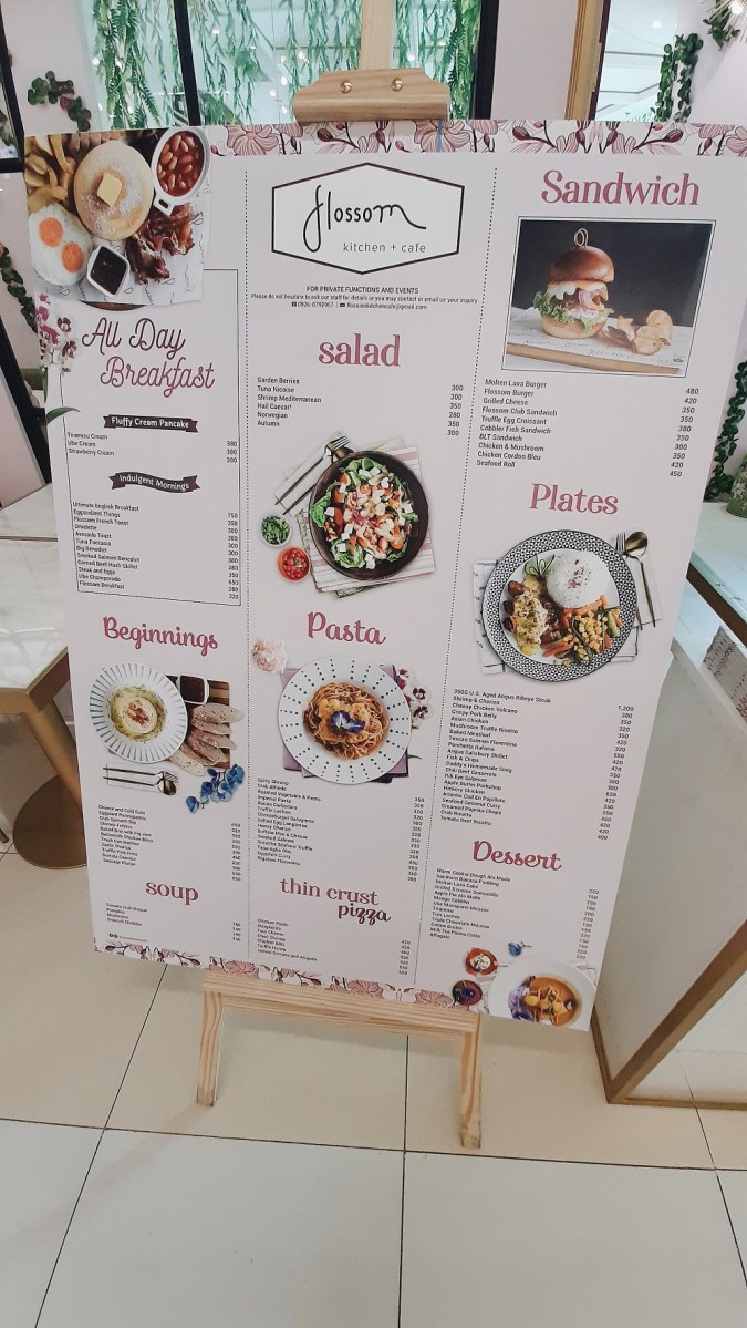 Flossom Kitchen Cafe at SM North Towers – EATSplorations